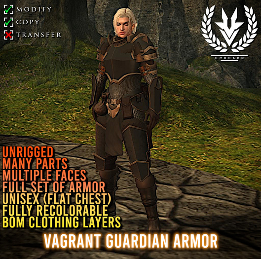 Second Life Marketplace - [Echelon] // Vagrant Guardian Armor